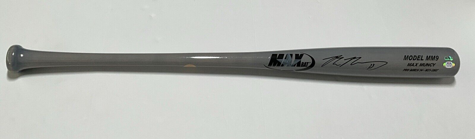 MAX MUNCY DODGERS WS CHAMPION SIGNED MAXBAT MM9 GAME MODEL BAT PSA 1C0 ...