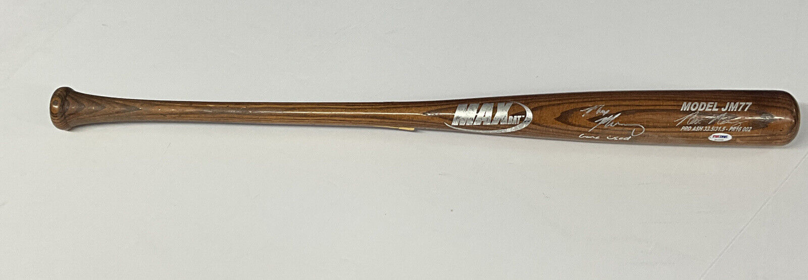 MAX MUNCY DODGERS SIGNED GAME USED MAXBAT JM77 BAT "GAME USED" IN PSA ...